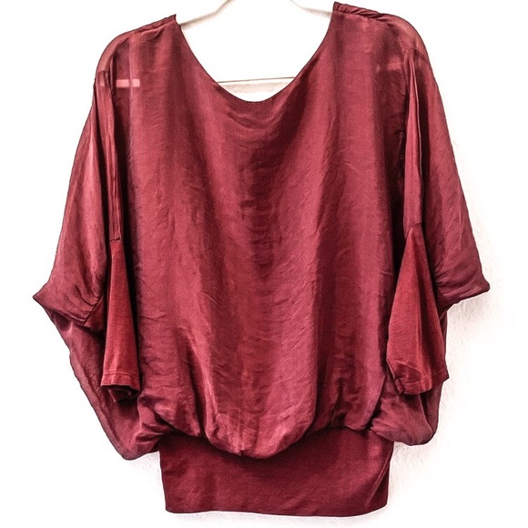 Gigi Moda | Tops | New Gigi Moda 0 Silk Long Sleeve Blouse Made In ...